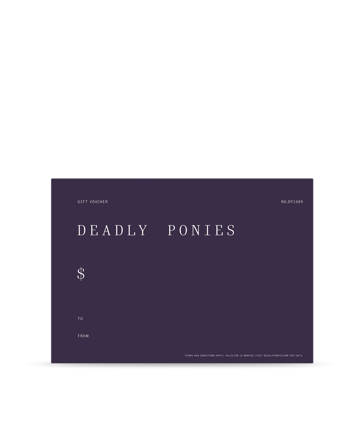 Gift Cards – Deadly Ponies